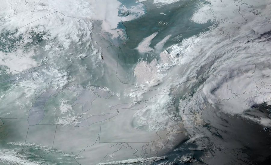 Canadian Wildfire Smoke Prompts US Air Quality Warnings | Engineering ...