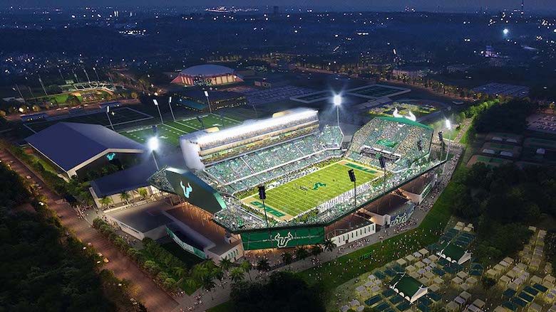 University of South Florida Opts Out of Barton Malow Stadium Design ...