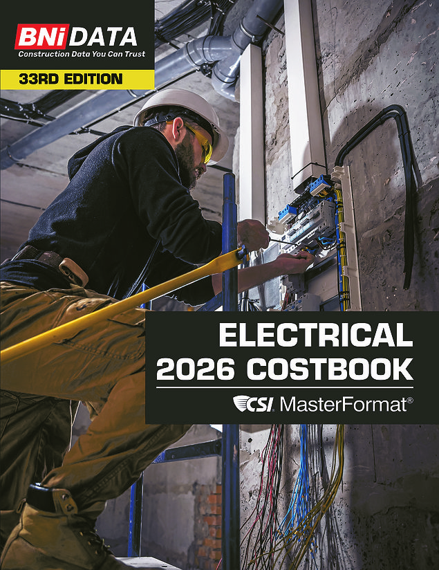 BNi Building News Electrical Costbook 2026 (Print Edition ...
