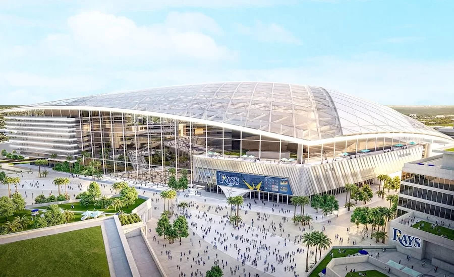 Rays Reveal Renderings of New Tampa Ballpark, Mixed-Use Development ...