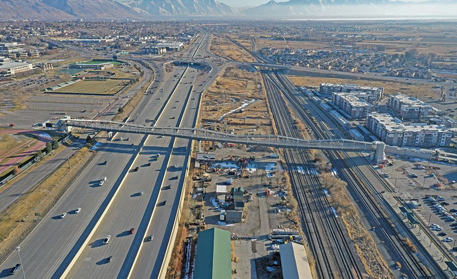 Utah Valley University (UVU) Pedestrian Bridge | Engineering News-Record