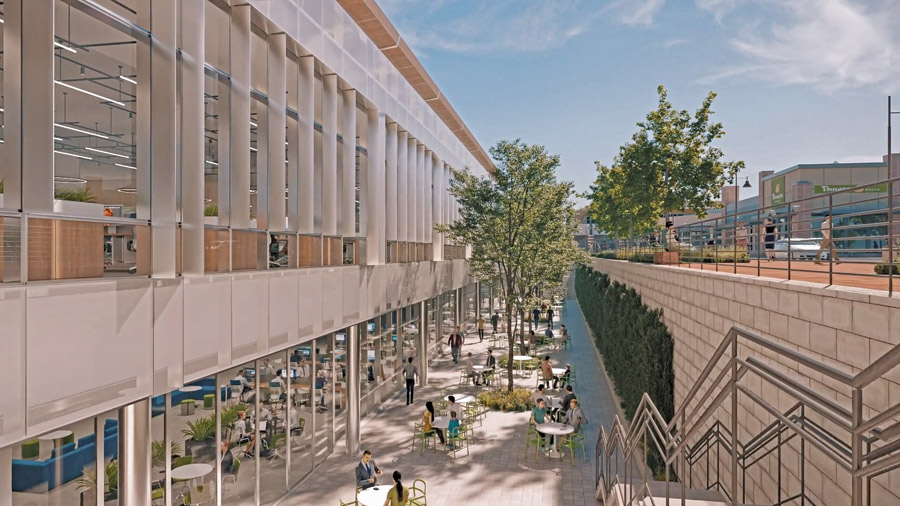 Adaptive Reuse Converts Big-Box Retail Into Offices | Engineering News ...