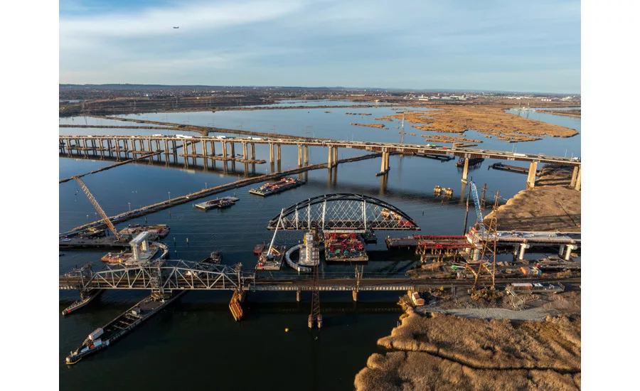 Watch: Portal North Bridge Arch Floats Down Hudson River | Engineering ...