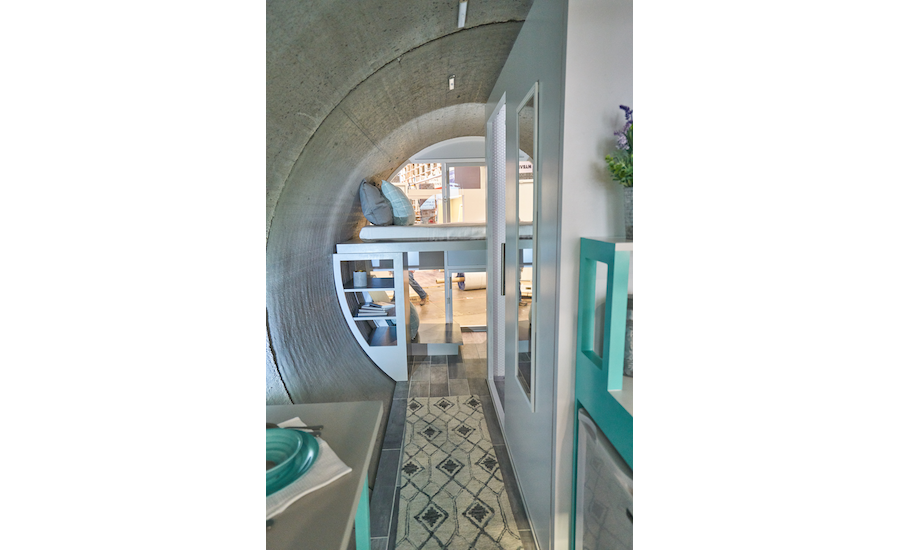 Design Contest Builds a Tiny Home Inside a Concrete Pipe | 2019-03-12 ...