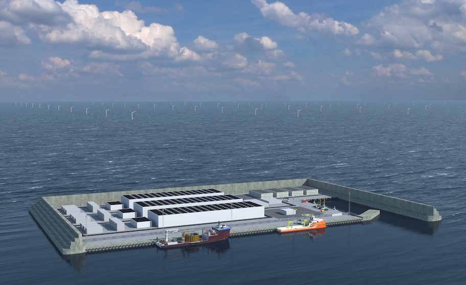 Work Starts on World's First $1B Clean Energy Island in North Sea ...